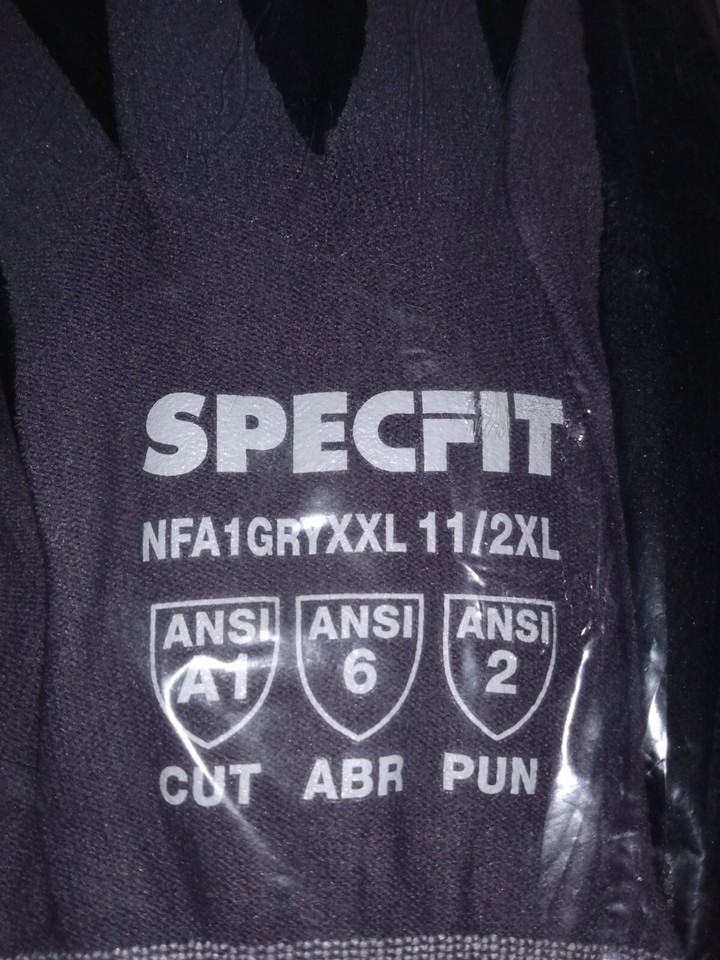 Specfit Safety Gloves NFA1GRYXXL 11/2xL 10 Pairs | eBay