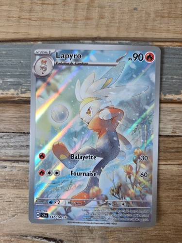 Carte Pokémon - Lapyro - 147/142 - Couronne Stellaire - Ecarlate Violet ...