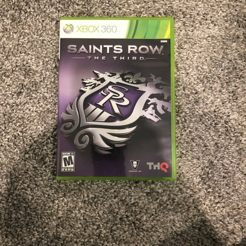 saint row xbox 360 excellent condition, no scratches on disc, original ...