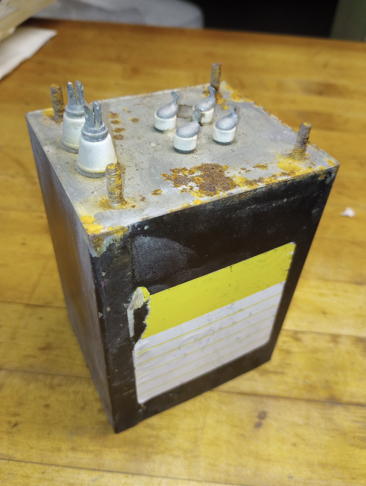 Vintage Stanley Transformer S-F345 tube filament transformer 6.3V 7.5A ...