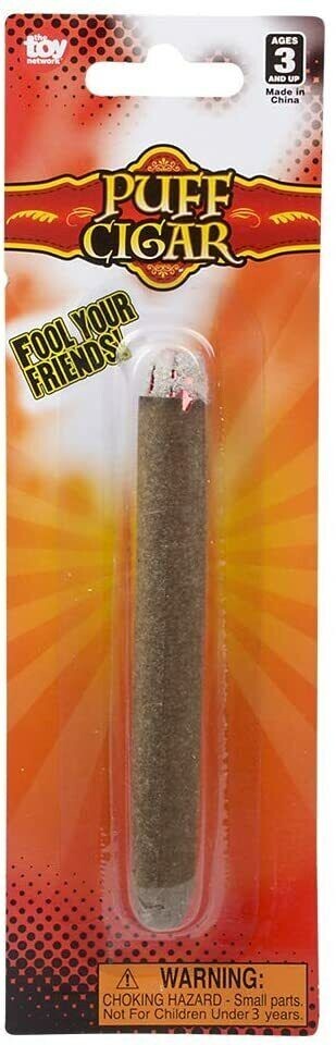 12 FAKE PUFF CIGARS - Magic Trick Joke Realistic Smoke Gag Joke Party ...