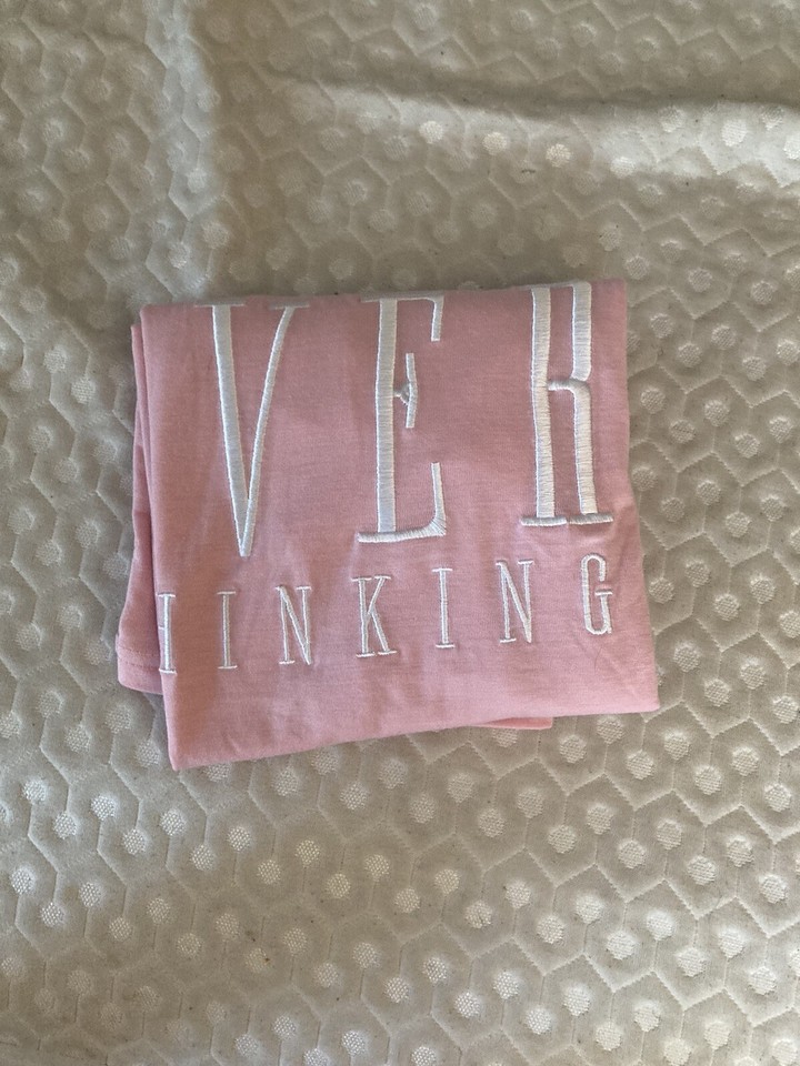 SHEIN Overthinking Pink woman’s shirt | eBay