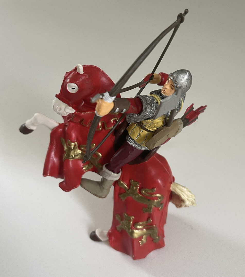 Papo Bowman 39384 Archer 2003 & Papo 2005 King Richard’s Red Knight ...