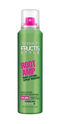 Garnier Fructis Style Root Amp Root Lifting Spray Mousse Extreme Hold 5 ...