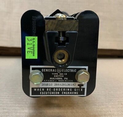 NEW GENERAL ELECTRIC TYPE SB-10 SWITCH 16SB10 288A2913G1X2 | eBay