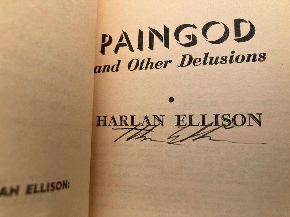 Harlan Ellison, Paingod & Other Delusions *SIGNED 1st Print Paperback ...