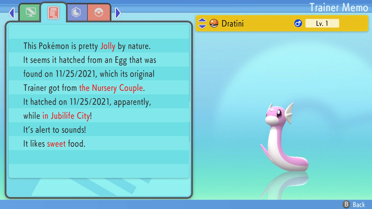Ultra Shiny 6IV Dratini Pokemon Brilliant Diamond Shining Pearl Fast ...