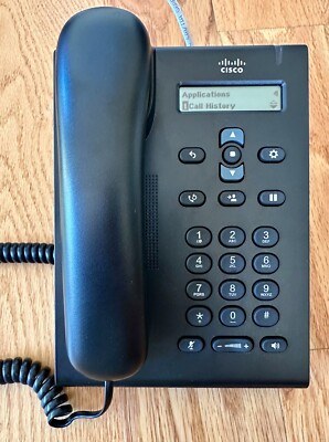 Cisco CP-3905 Unified SIP Phone Charcoal Standard Handset - Tested ...