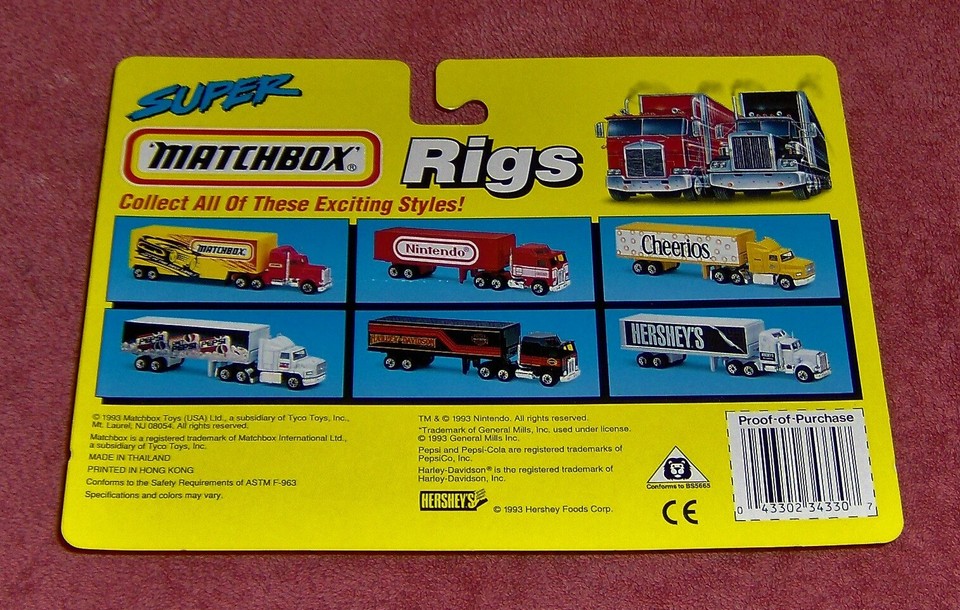 VINTAGE---1993---1/97 SCALE---"MATCHBOX" / "SUPER RIGS" / "PEPSI" TRUCK ...