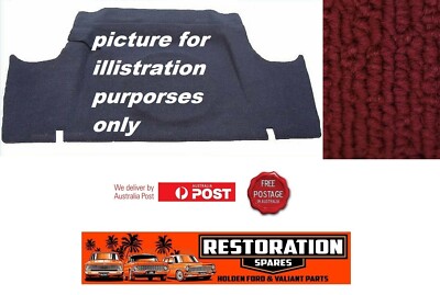 CHRYSLER VALIANT VC 4 DOOR SEDAN BOOT TRUNK MOULDED USA RED LOOP CARPET ...