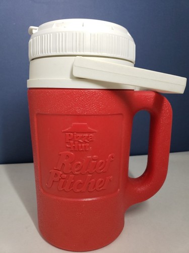 Vintage 80s Pizza Hut 1/2 Gallon Igloo Pepsi Relief Pitcher Water ...