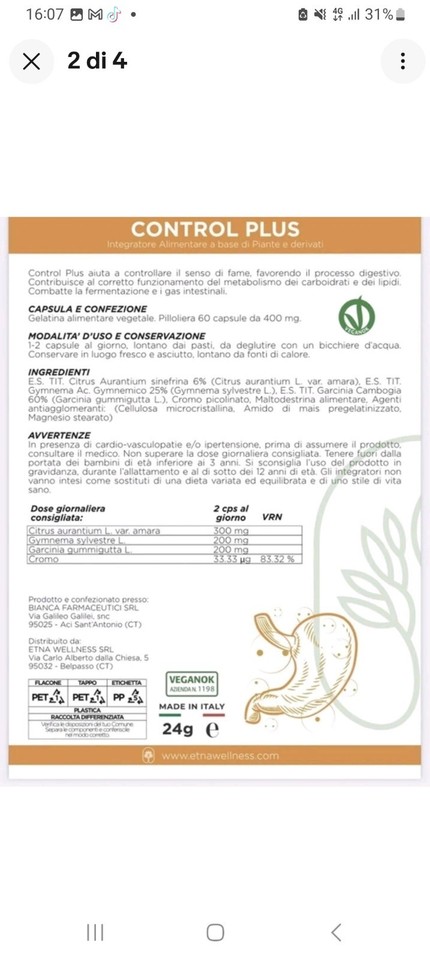 INTEGRATORE ALIMENTARE BURN PLUS+BURN NIGHT+CONTROL PLUS | eBay