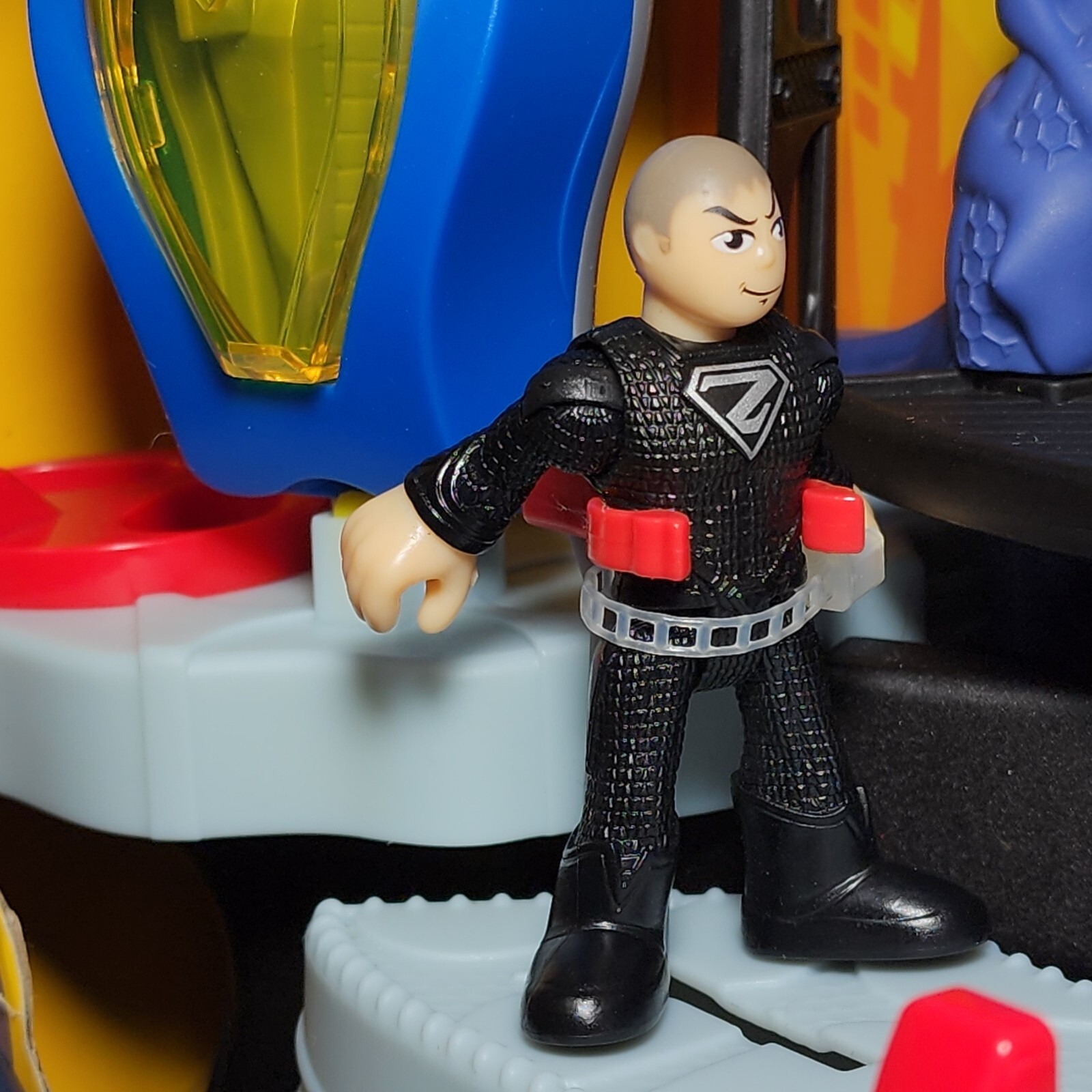 NEW Fisher Price Imaginext DC Super Friends Superman & Zod Lair ...