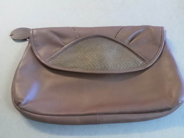 Contessa purse, leather and snakeskin | eBay