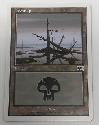 Magic The Gathering Swamp Land #339/350 MTG Card LP | eBay