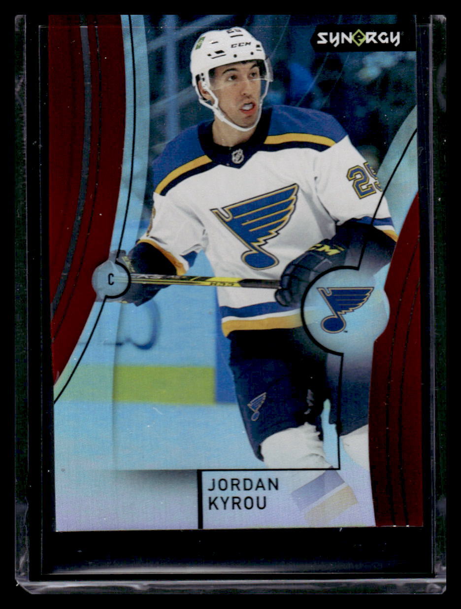 2021 Upper Deck Synergy Red Jordan Kyrou #46 St Louis Blues | eBay
