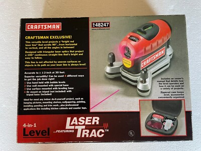 Craftsman 4 in 1 Level with Laser Trac 320.48247 | eBay