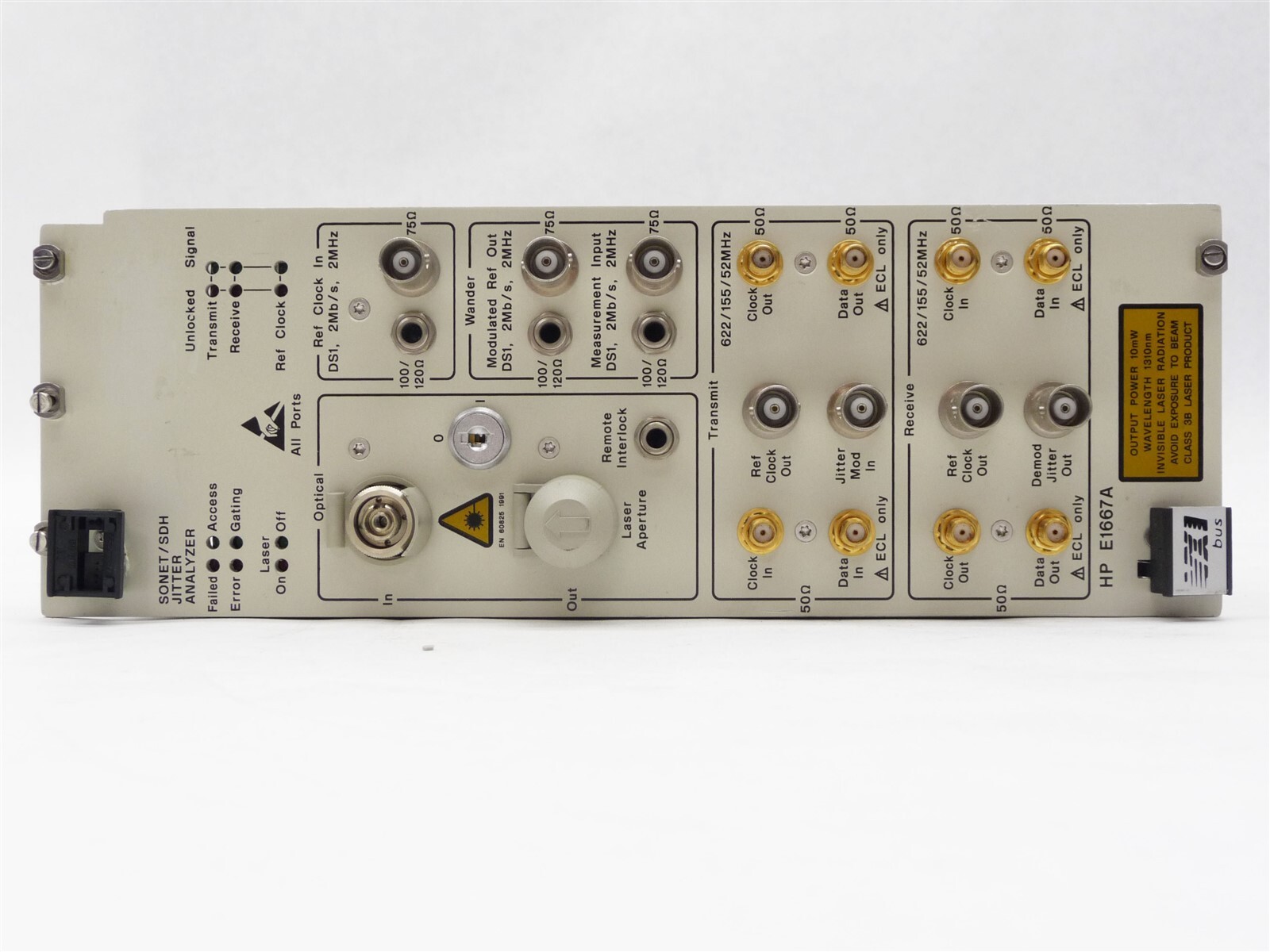 HP+AGILENT+E1667A+SONET%2FSDH+JITTER+ANALYZER+OPT+001+FC%2FPC+OPTICAL ...