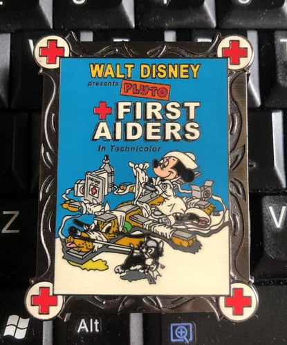 Disney Shopping First Aiders Nurse Minnie Pluto & Figaro Cast Poster ...