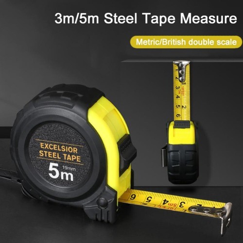 Self-locking Ruler Woodworking Tool Steel Tape Metric Tape Measure ...