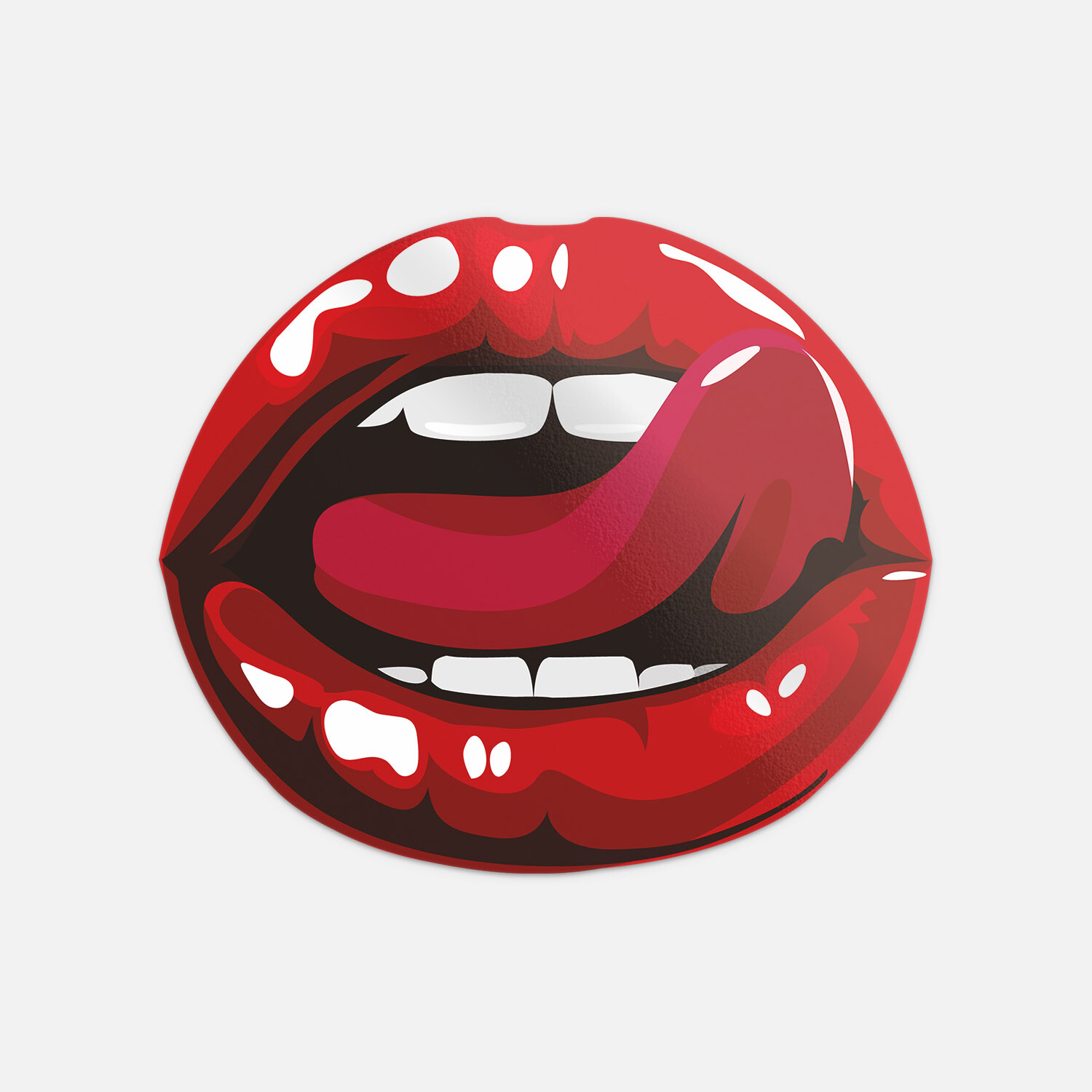 Woman Licking Sexy Lips Vinyl Sticker Decal | eBay