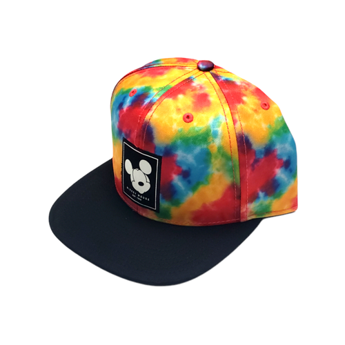 Neff Disney Collection Mickey Mouse Patch Tie-Dye Adjustable Snapback ...