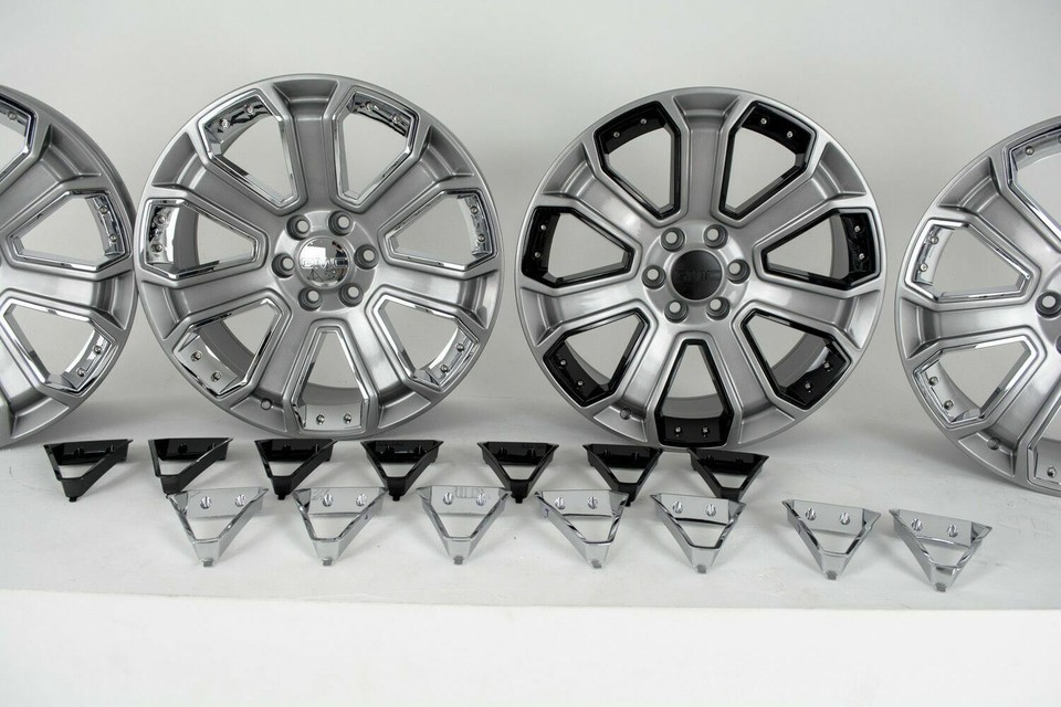 2017 GMC Yukon Denali Sierra 1500 Chevy Silverado Tahoe Wheels Rims ...