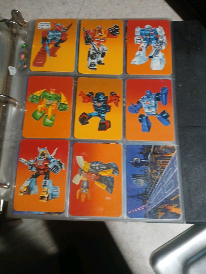 1985 Hasbro Transformers Card High Grade Set Prime Megatron Jetfire | eBay