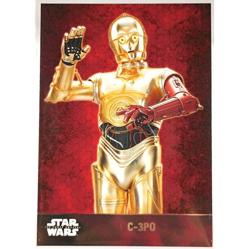 Topps Star Wars The Force Awakens Base Card C-3PO #10, See Pics/Descr ...