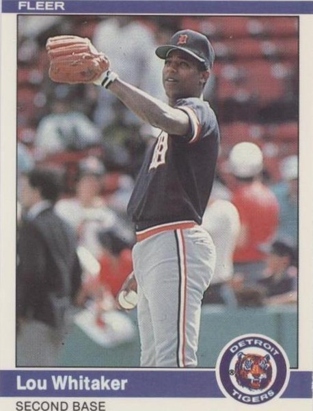 1984 Fleer - #92 Lou Whitaker for sale online | eBay