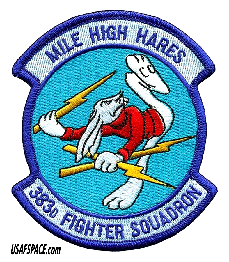 USAF 383D FIGHTER SQ-383 FS- 495 FG- F-16-ACC-Buckley SFB, CO-ORIGINAL ...