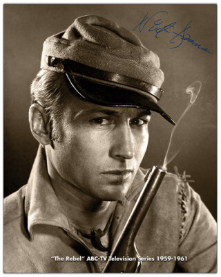 THE REBEL 50-60's Hit Western TV Series Nick Adams Photograph Autograph ...