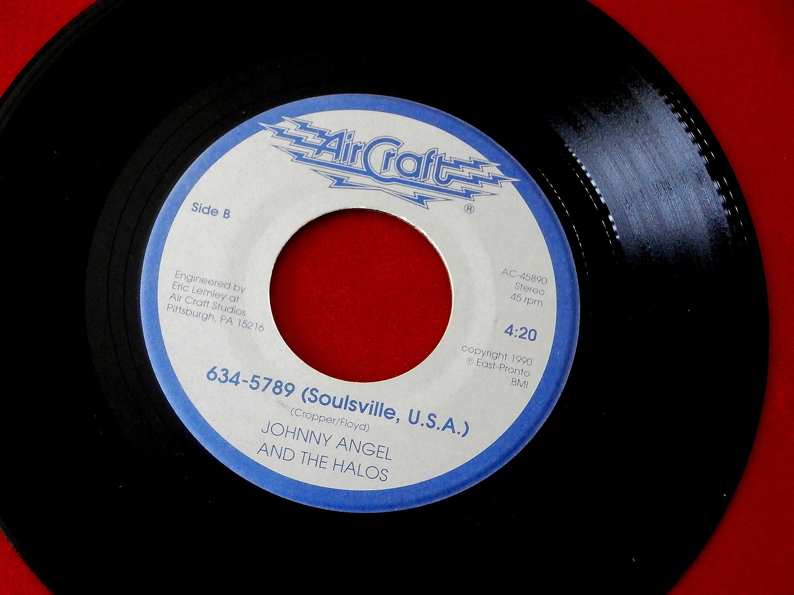 JOHNNY ANGEL AND THE HALOS~ 634-5789 SOULSVILLE USA~ GET OUT OF MY ...