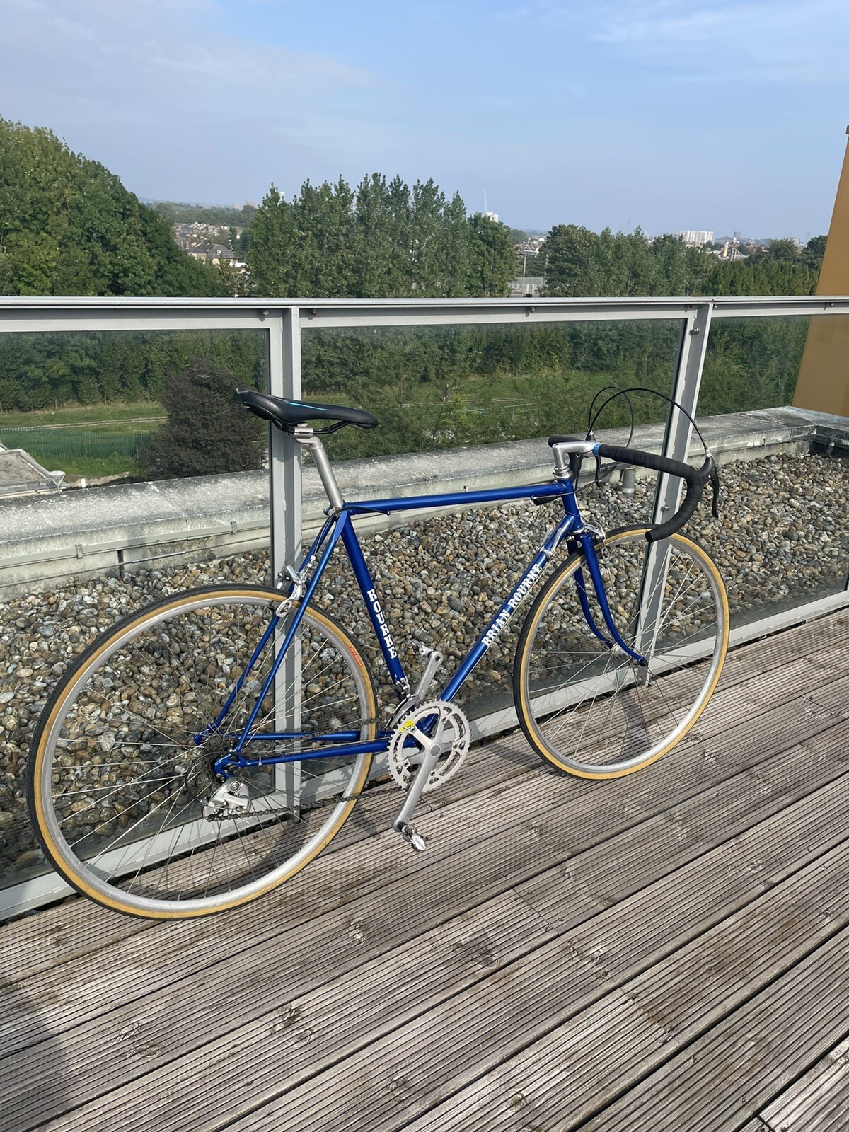 Hand built British Brian Rourke men’s road bike - Egyptian Blue | eBay UK