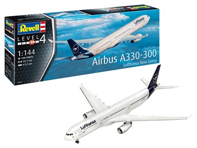 New! Revell 03816 Lufthansa Airbus A330-300 - 1:144 scale plastic model ...