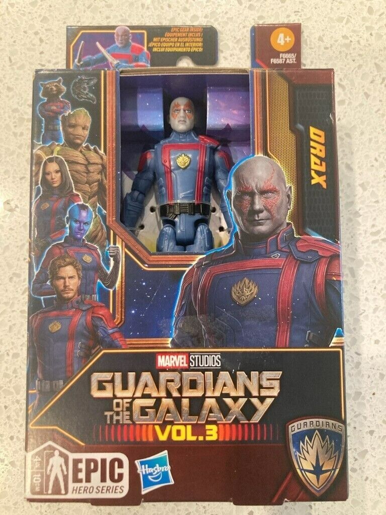 Marvel Guardians of the Galaxy Vol 3 Epic Hero Series 1 Drax Classic 4 ...