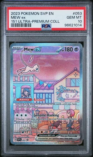 2023 POKEMON SVP EN-SV BLACK STAR PROMO 151 ULTRA-PREM COLL #053 MEW EX ...