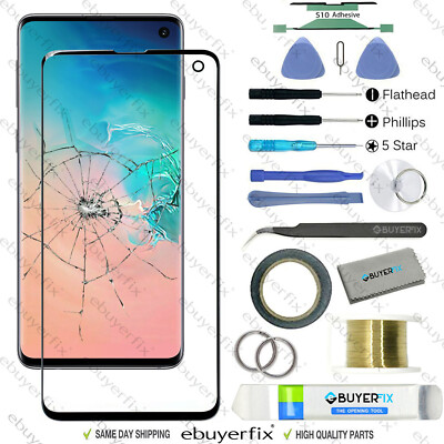 ebuyerfix? Front Glass Screen Lens Repair Kit for Samsung Galaxy S10 ...