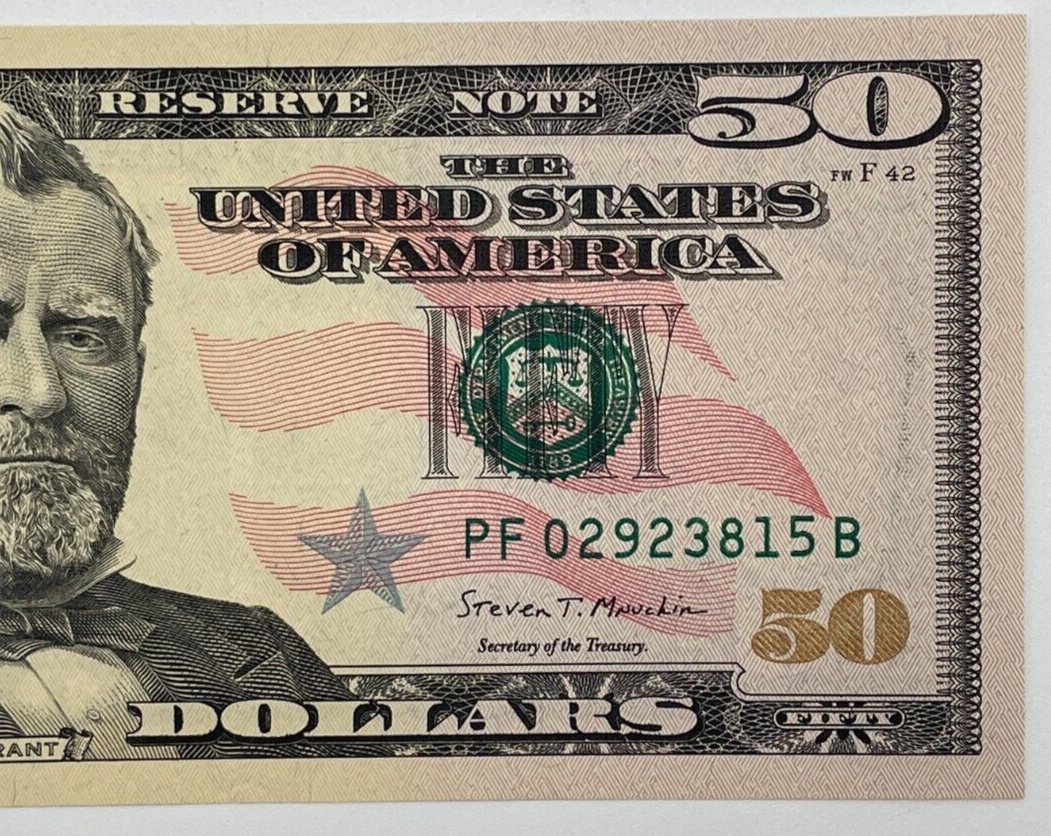 NEW Uncirculated $50 FIFTY Dollar Bill Series 2017A ONE NOTE | eBay