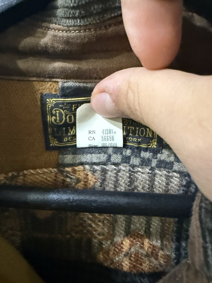 Ralph Lauren RRL Patchwork Flannel Shirt XL | eBay