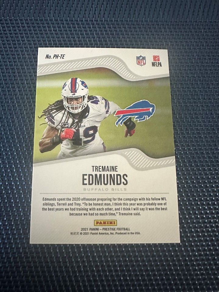 2021 Prestige Football - Tremaine Edwards - Power House Insert | eBay