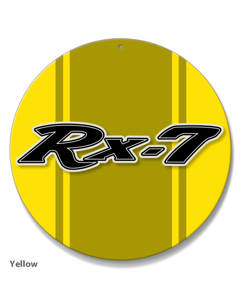 Mazda Rx-7 Series 1 Emblem Round Aluminum Sign - Aluminum - 14 colors ...