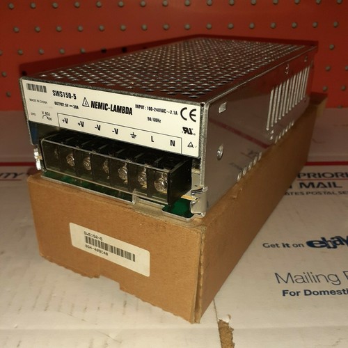 NEW NEMIC-LAMBDA SWS150-5 POWER SUPPLY IN: 100-240-2.1A OUT: 5V 30A ...