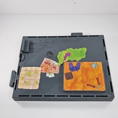 Vintage TMNT 1989 Ninja Turtles Sewer Lair Playset Floor Gray Base Part ...