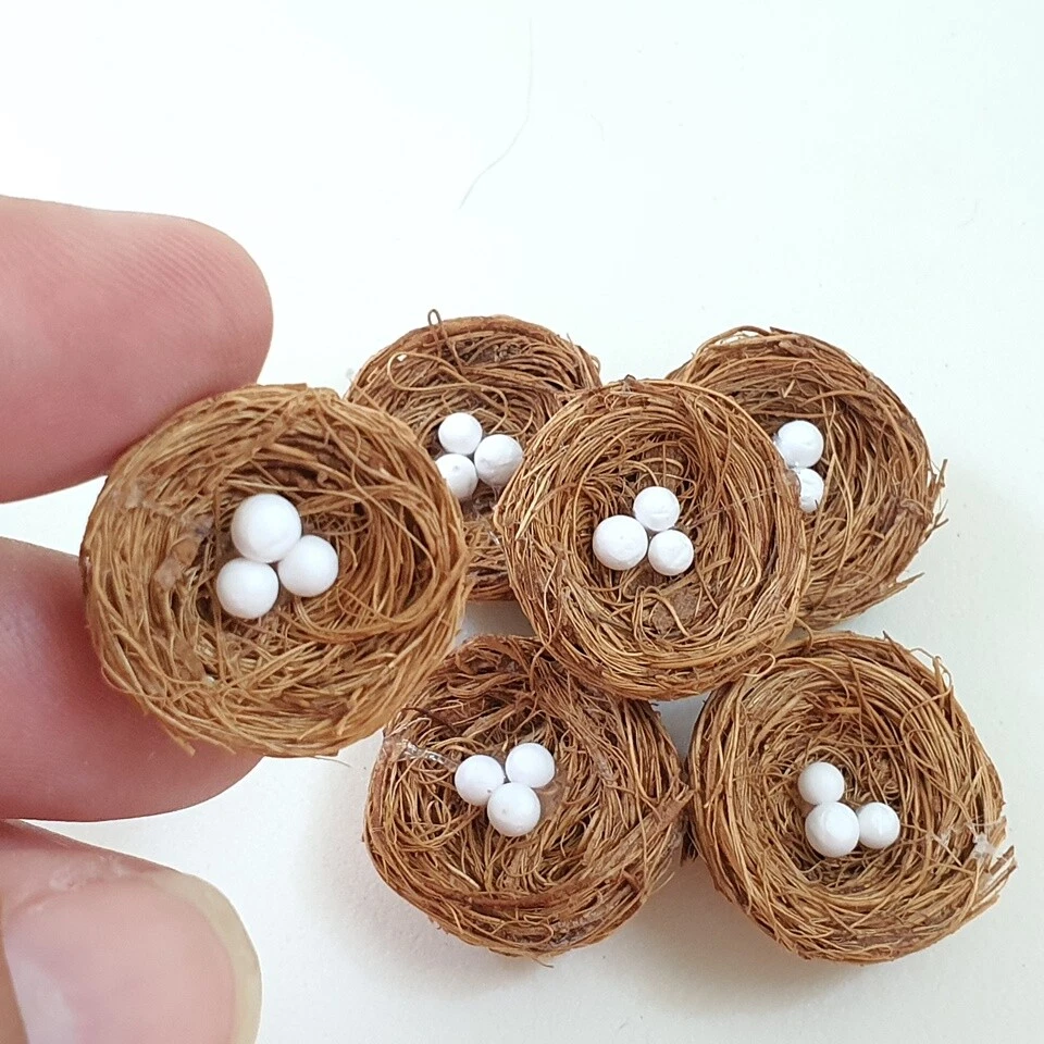 Mini Bird Nests For Crafting