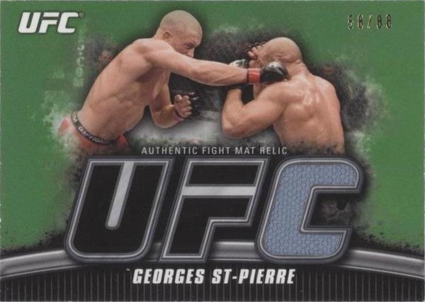 2010 Topps UFC Knockout - Fight Mat Relic Green #FM-GSP Georges St ...