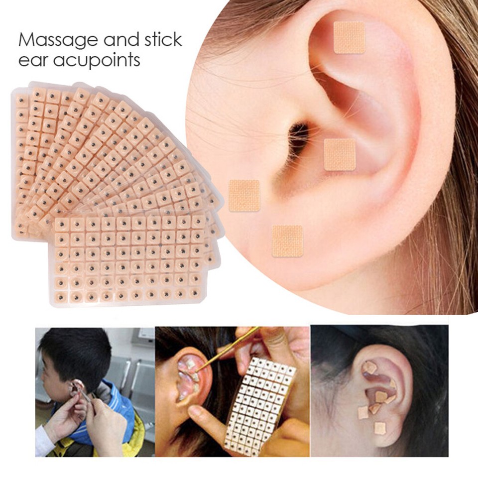 Multi-Condition Ear Point Stickers Vaccaria Plaster Bean Acupoint ...