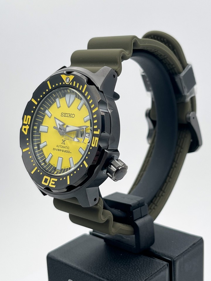 SEIKO PROSPEX Yellow Monster SRPF35K1 Kanji SPECIAL EDITION MODEL 200m ...