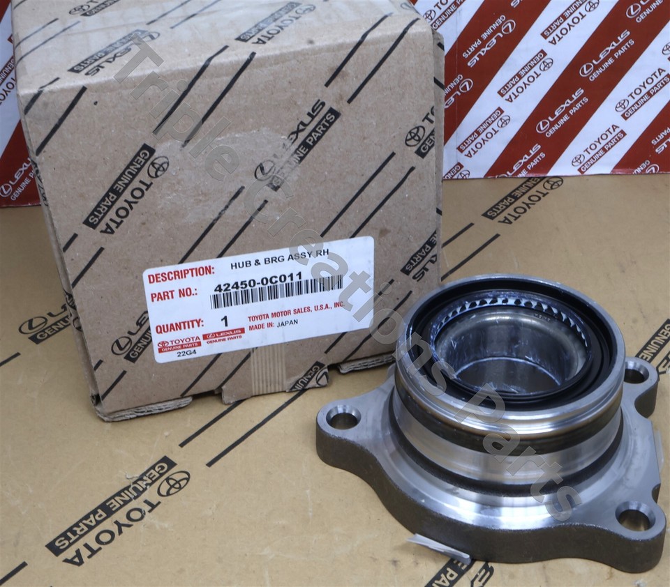 Toyota Genuine 42450-0C011 Hub & Bearing Assy Rear Axle RH 424500C011 ...