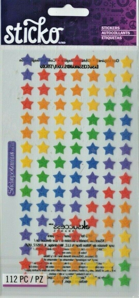 Sticko SHAPE~stars, peace stickers~Adorable! U PICK! Quick Ship! | eBay